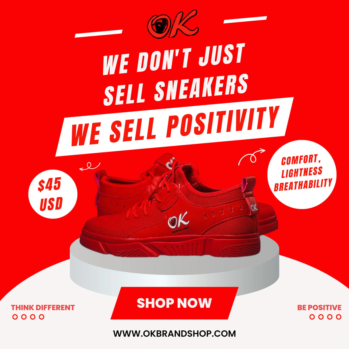 POSITIVITY, the value advocated by OK.BRAND – OK BRAND SHOP